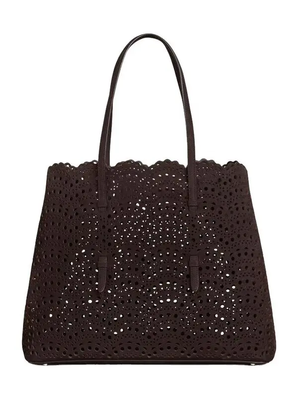 Alaïa Mina 37 Suede Tote Bag - Multicolor
