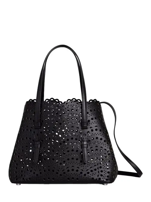 Alaïa Mina 25 Leather Bag - Black