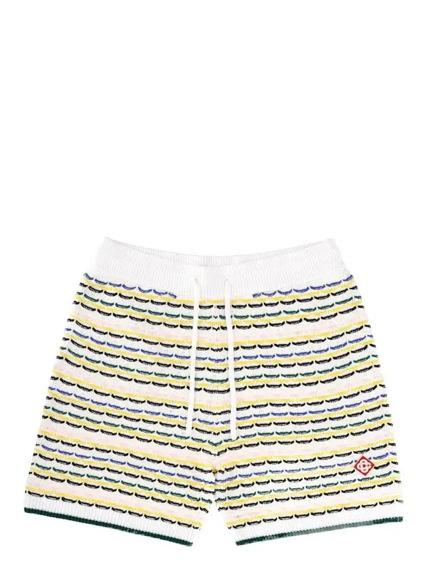 Casablanca Knitted Shorts - Multicolor