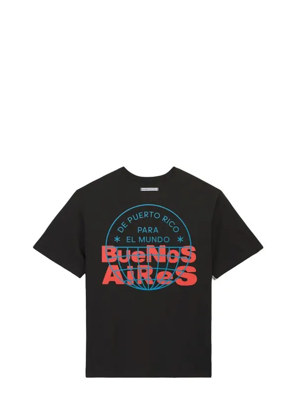 Adidas Dtmf Bad Bunny Buenos Aires Heavyweight Merch Tee - Black