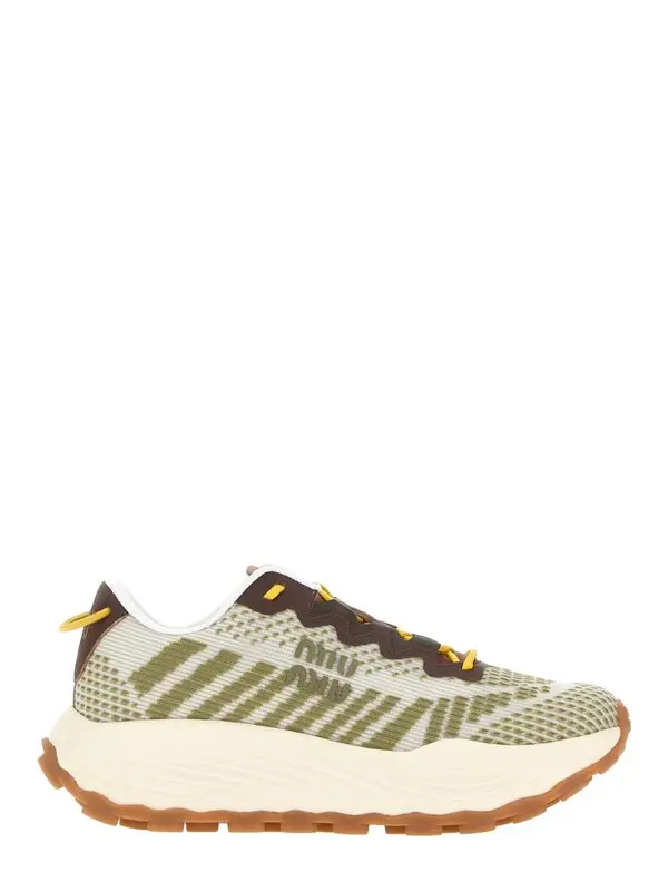 Miu Miu Fabric Sneakers - Multicolor