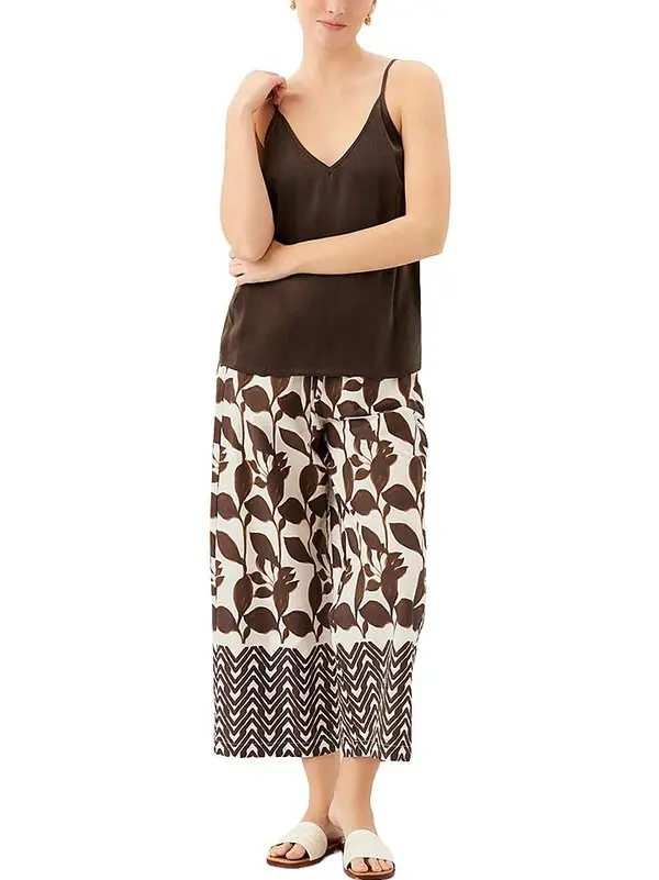 Fifteen Twenty Cora Printed Cotton Drawstring Pants - Print