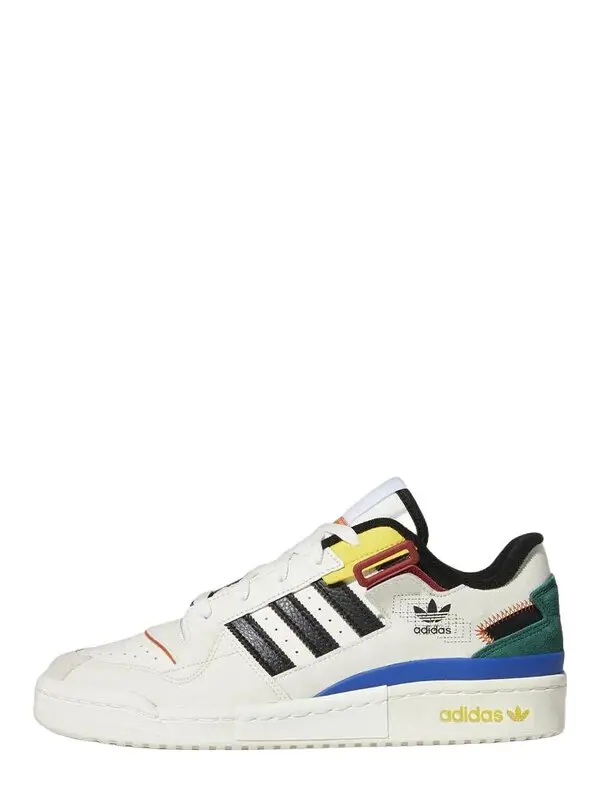 Adidas Forum Exhibit Low Sneakers - Off White/cloud White/core Black