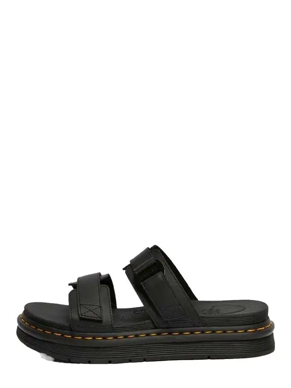 Dr. Martens Chilton Leather Slide Sandals - Black