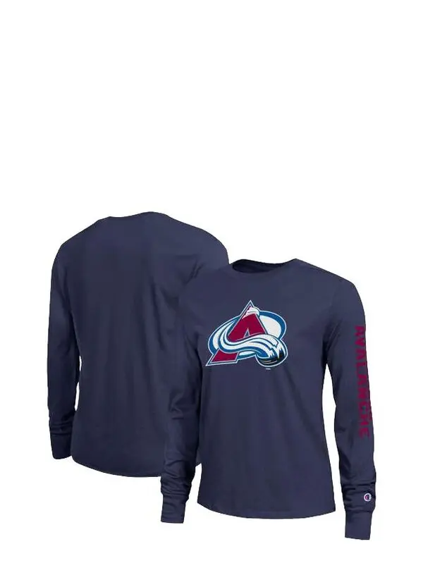 Champion Colorado Avalanche Long Sleeve T-shirt - Blue