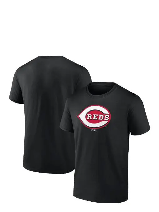 LOGO ATHLETIC Cincinnati Reds Official Logo T-shirt - Black