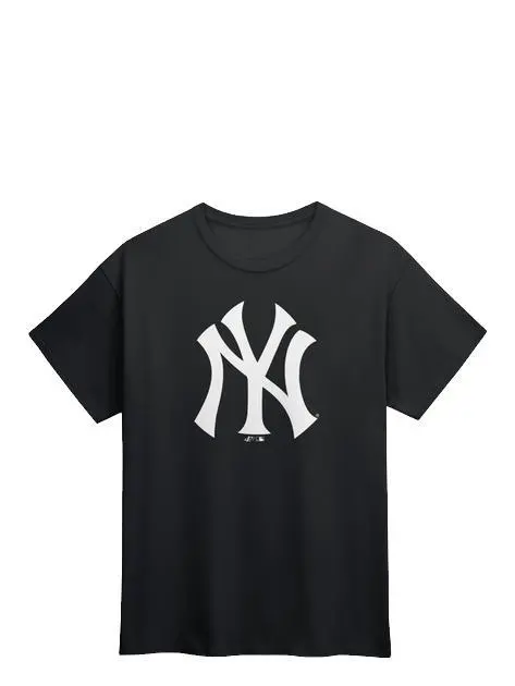 LOGO ATHLETIC New York Yankees Official Logo T-shirt - Black