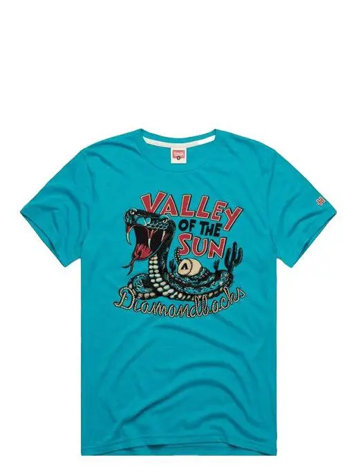 HOMAGE Arizona Diamondbacks Tri-blend Hyperlocal T-shirt - Teal