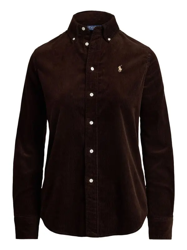 Polo Ralph Lauren Corduroy Button-down Shirt - Dark Beech