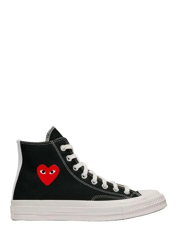 Play Comme Des Garcon Comme Des Garçons Play X Converse High Top Sneakers - Black