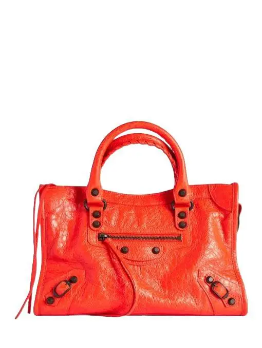 Balenciaga Le City Small Shoulder Bag - Orange