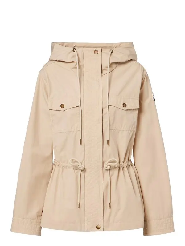 Moncler Serin Hooded Parka - Beige