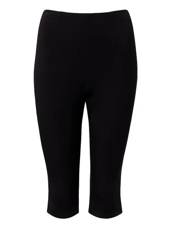 Posse Angelina Cotton-blend Capri Pants - Black