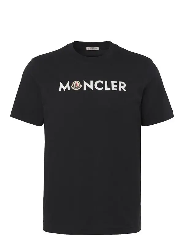 Moncler Cotton Jersey T-shirt - Blue