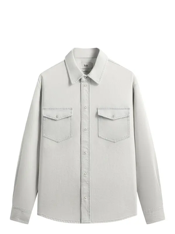 Kith Midweight Denim Long-sleeve Shirt - Blue