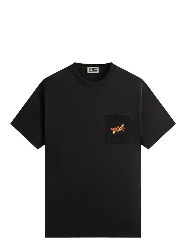 Kith X Marvel Vs. Capcom World Vintage Pocket Tee - Black
