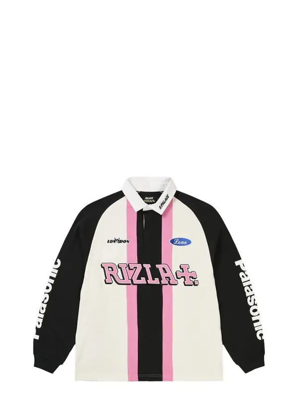 PALACE Rizla Rugby Shirt - Black