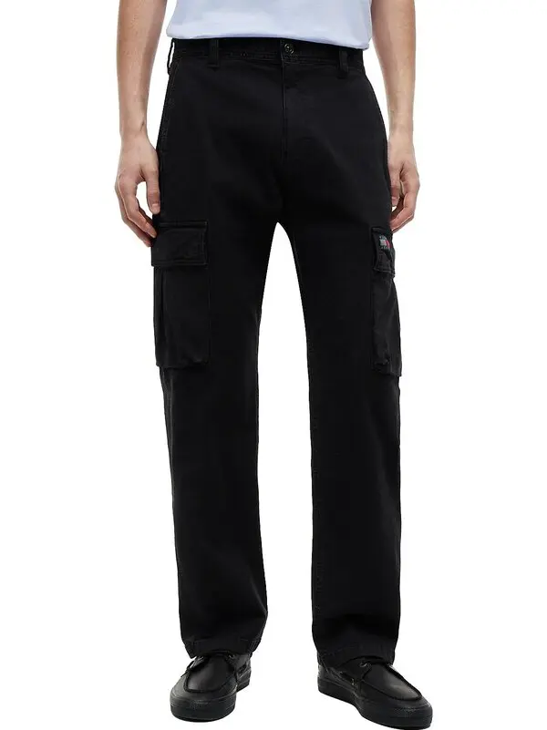 Tommy Hilfiger Straight Cargo Pant - Black
