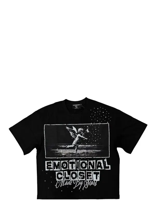 MIXED EMOTIONS Scar Tee Shirt - Black