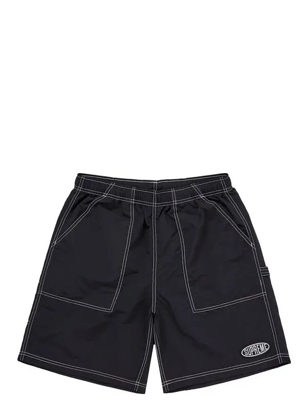 Supreme Nylon Painter Short - Black