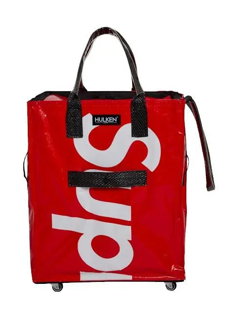 Supreme Hulken Rolling Tote Bag Ss26 - Red