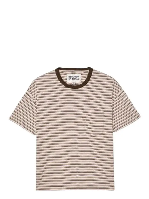 BAD BUNNY X Zara Cropped Striped T-shirt - Pinks