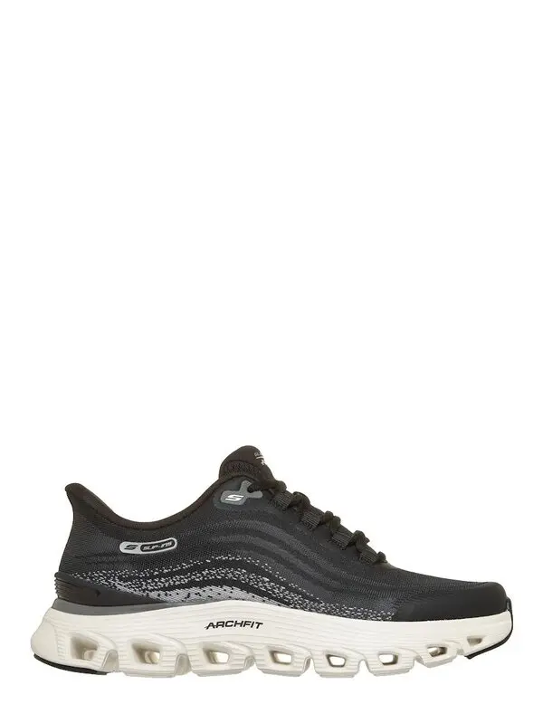 Sketchers Slip-ins Arch Fit Glidestep Wave Zanaro Athletic Sneakers - Black