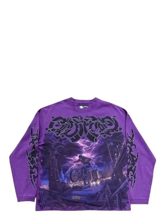 GODSPEED Bmx Long Sleeve T-shirt - Grape