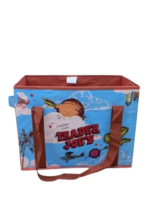 TRADER JOE'S Collapsible Grocery Tote - Multicolor