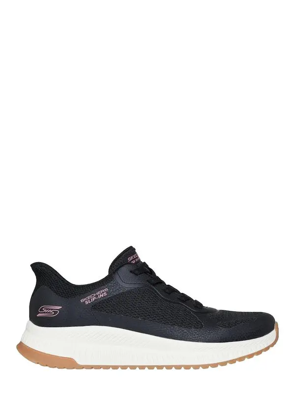 Sketchers Slip-ins Bobs Squad 4 Staple Look Athletic Sneakers - Black
