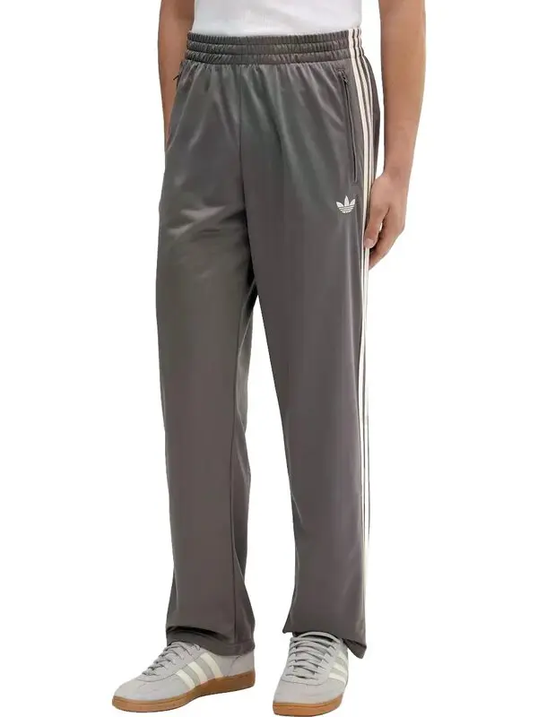 Adidas Firebird Stripe-detail Track Pants - Grey