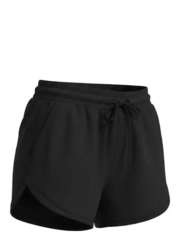 CHUKS COLLINS Athletic Shorts With Elastic Waistband And Drawstring - Black