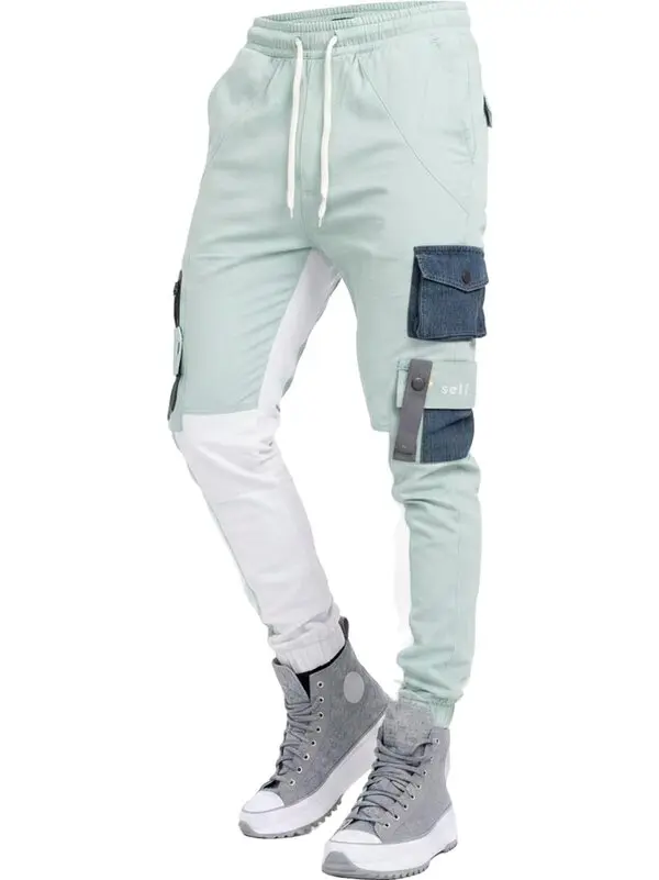 CHUKS COLLINS Act Self Cargo Pants - Blue