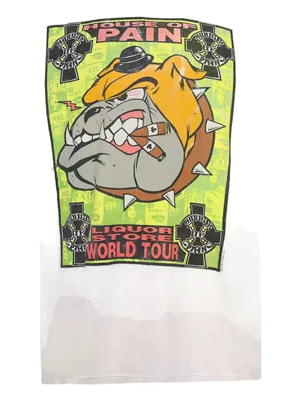 EARTHLING VIP Graphic-print T-shirt - Neutrals