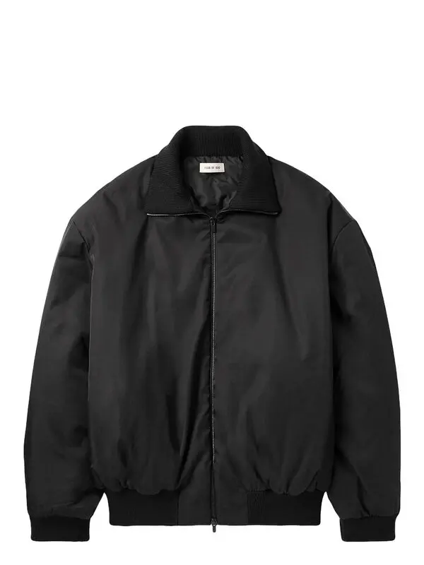 Fear Of God Padded Shell Bomber Jacket - Black