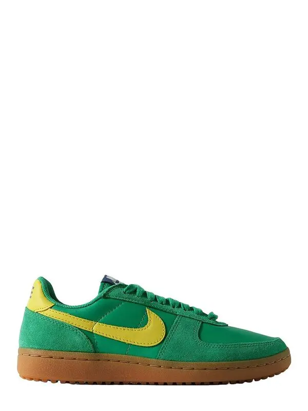 Nike Field General Leather And Suede Sneakers - Green