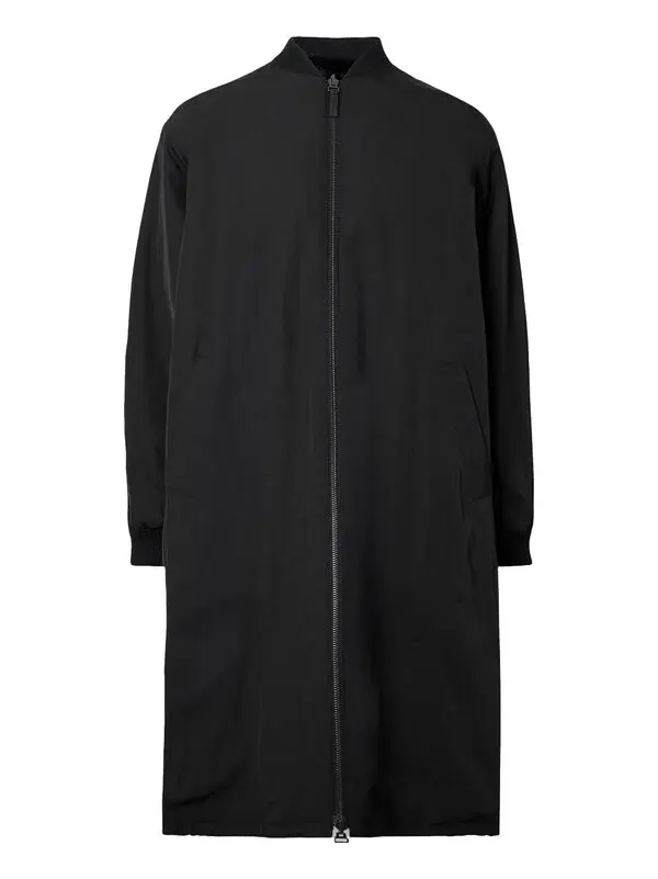 YVES SALOMON Reversible Shell And Shearling Jacket - Black