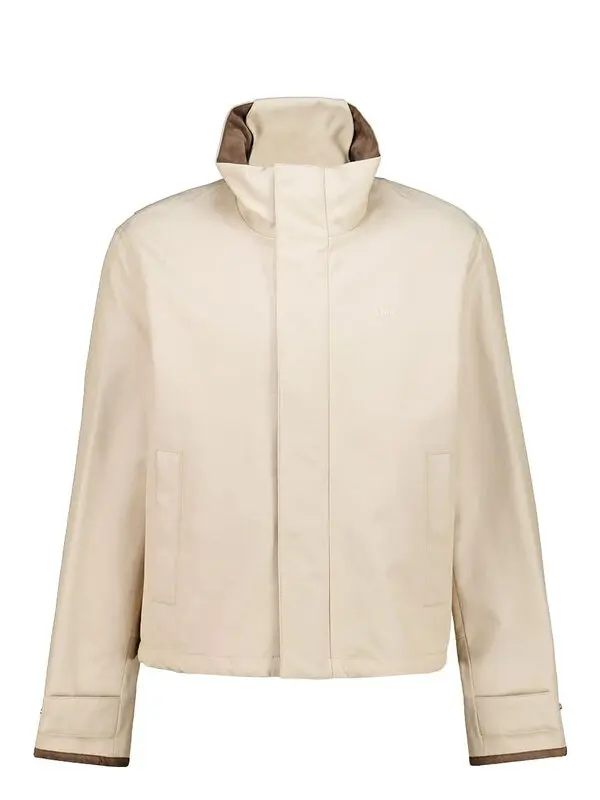 Dior Zip-up Cotton Jacket - Beige