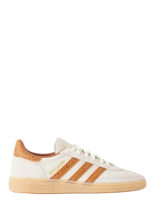 ADIDAS ORIGINALS Handball Spezial Snakeskin Detail Sneakers - Neutrals