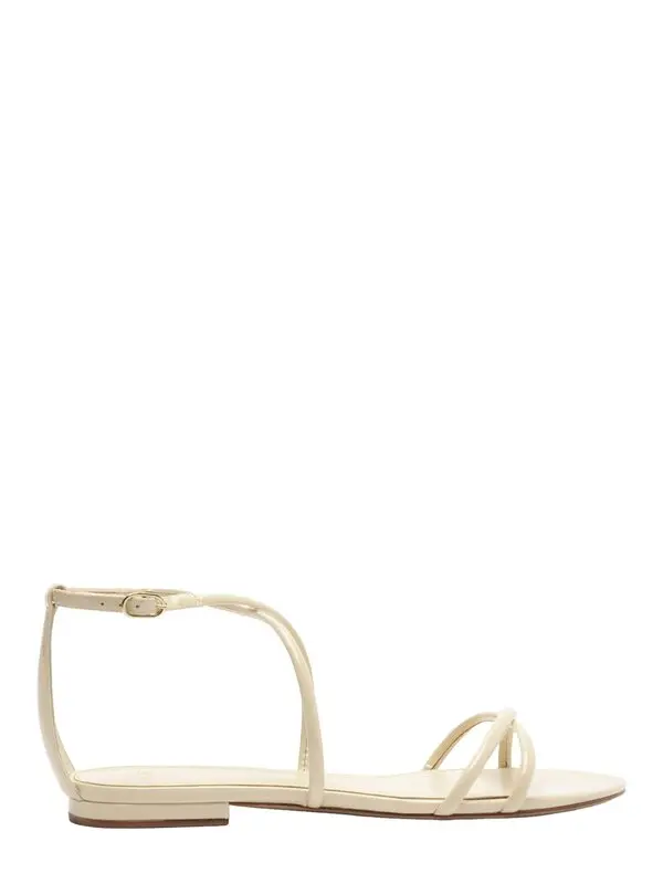 ALEXANDRE BIRMAN Lory Flat Sandals - Eggshell