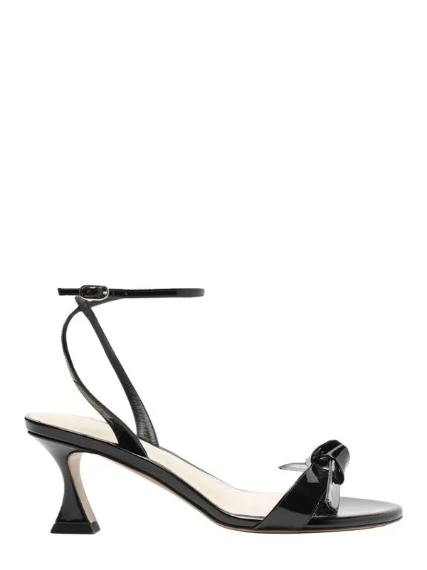 ALEXANDRE BIRMAN Clarita Bell 60 Vernice Buff Sandals - Black