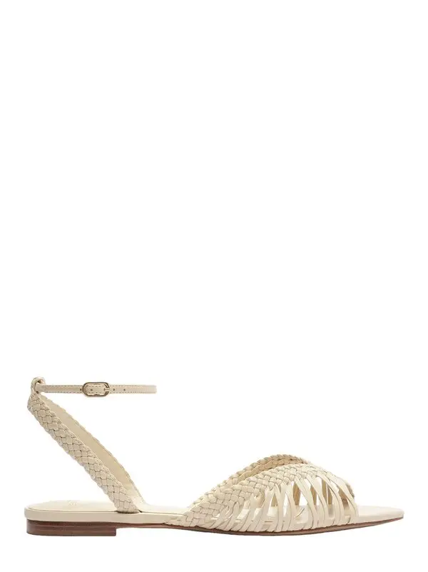 ALEXANDRE BIRMAN Agatha Flat Creamy - Eggshell