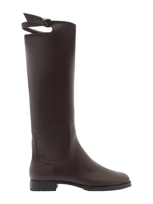 ALEXANDRE BIRMAN Asymmetric Saddlery Boot - Brown