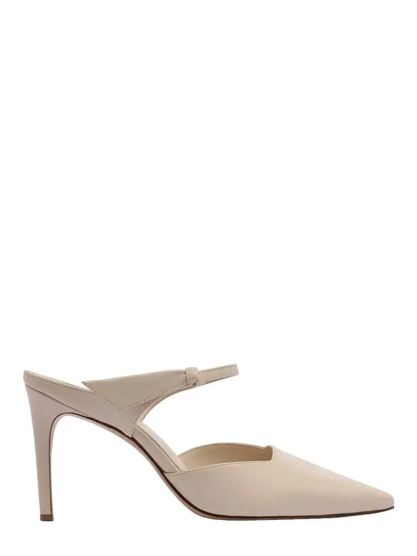 ALEXANDRE BIRMAN Clarita Asymmetric Sling Mule - Shell