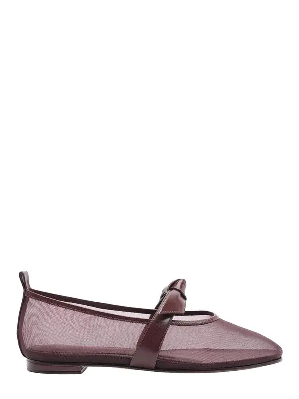 ALEXANDRE BIRMAN Clarita Ballerina Flat Shoes - Cherry Lacquer