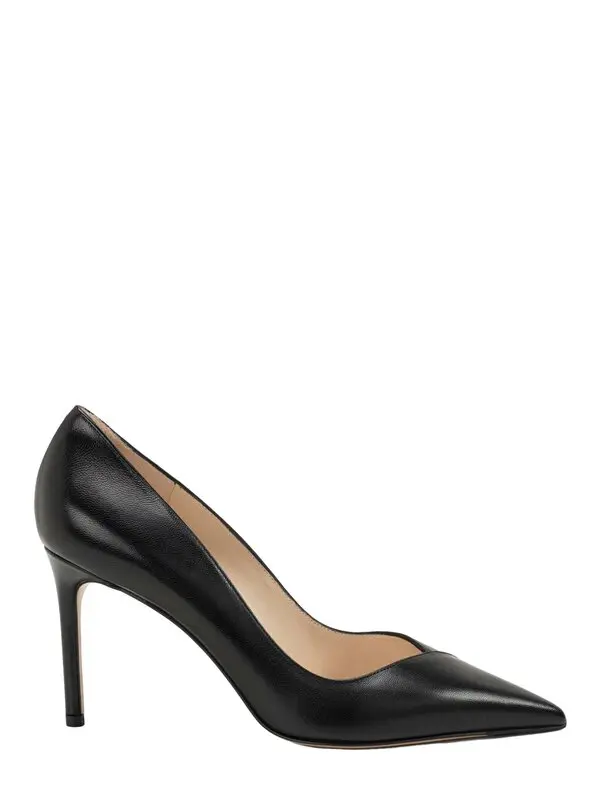 ALEXANDRE BIRMAN Pamela 85 Nappa Leather Pumps - Black
