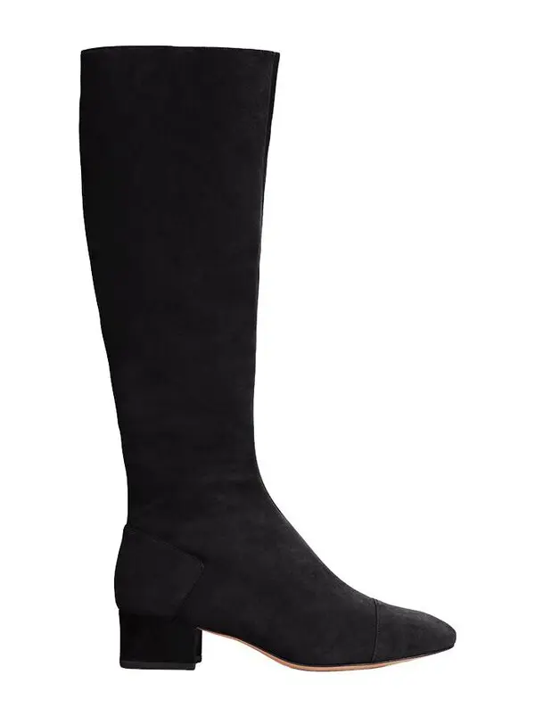 ALEXANDRE BIRMAN Suede Knee-high Boots - Black
