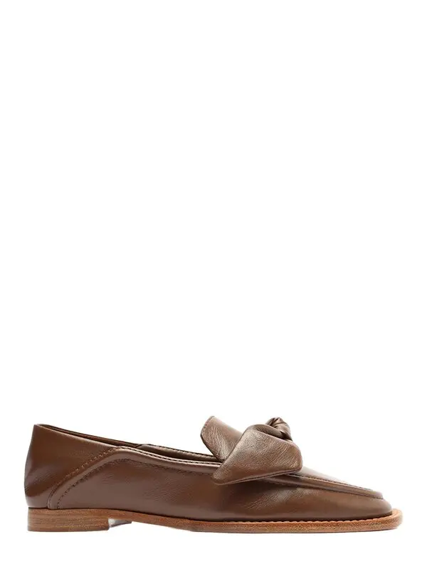 ALEXANDRE BIRMAN Asymmetric Clarita Loafers - Mocha