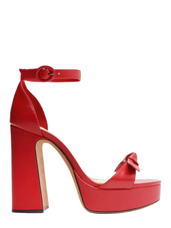 ALEXANDRE BIRMAN Clarita Ankle Strap Curve 120 Sandals - Flame