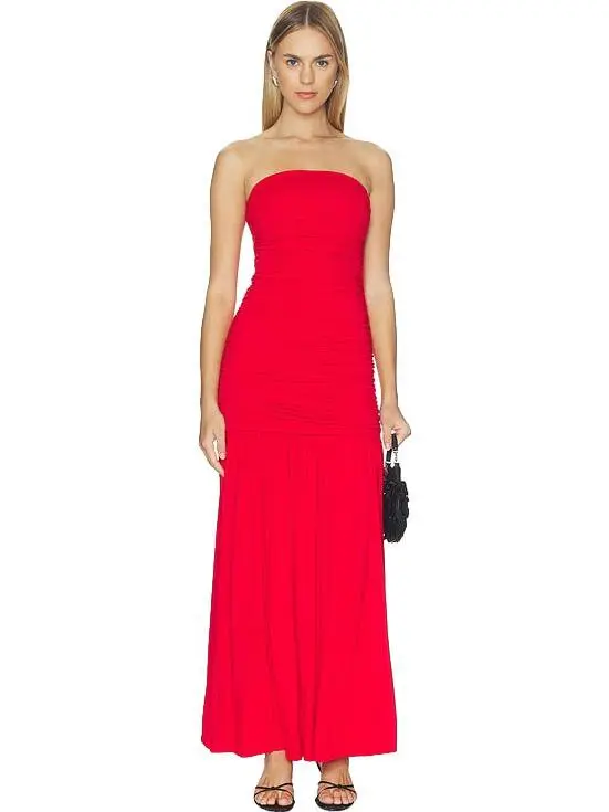 Cami Nyc Waverly Strapless Dress - Red